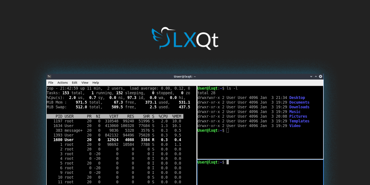 LXQt project releases version 2.0 of terminal emulator QTerminal, now ported to Qt6 | AlternativeTo