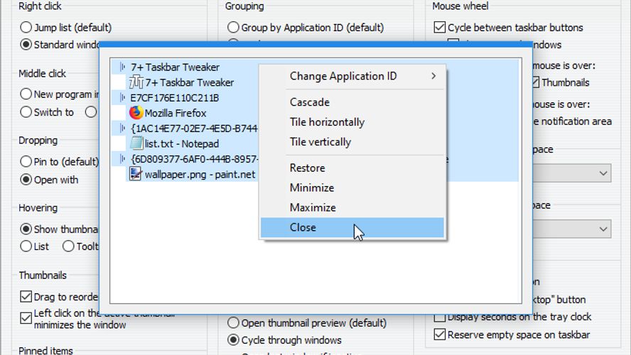 7+ Taskbar Tweaker: Customize the Windows taskbar with dozens of ...