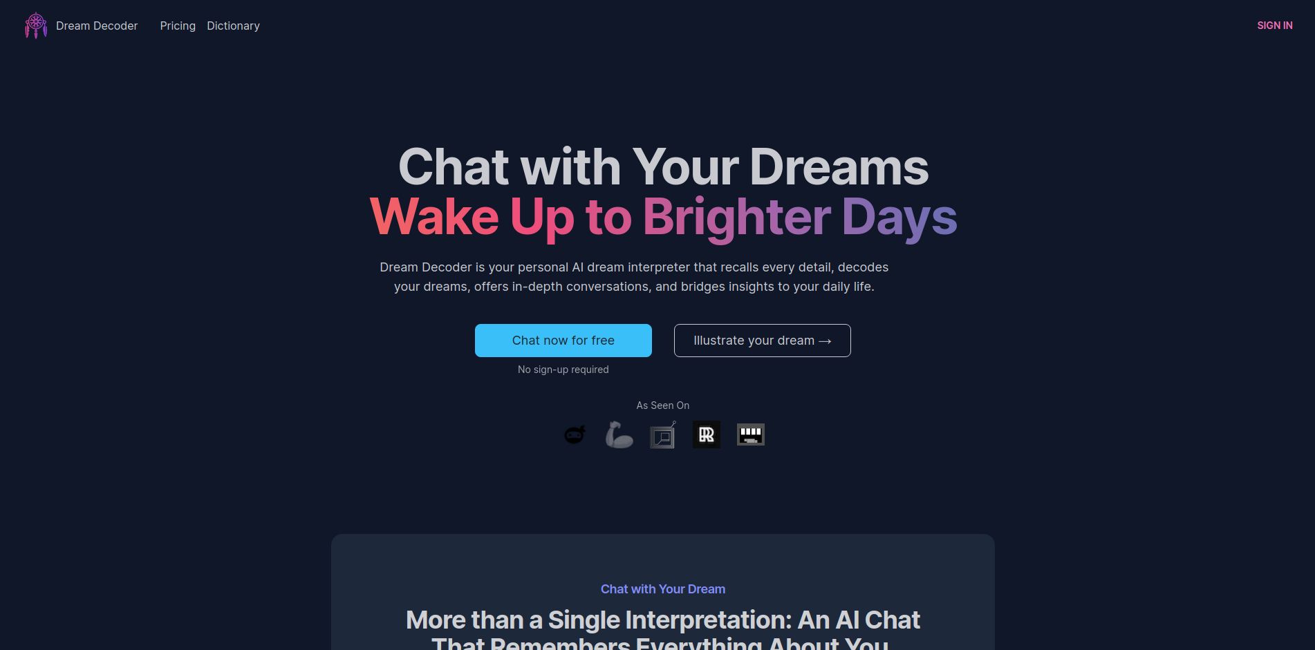 Dream Decoder Alternatives and Similar Sites & Apps | AlternativeTo