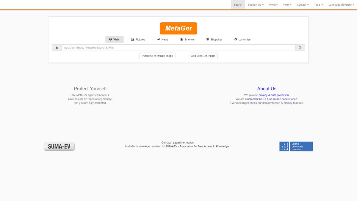 MetaGer: App Reviews, Features, Pricing & Download | AlternativeTo