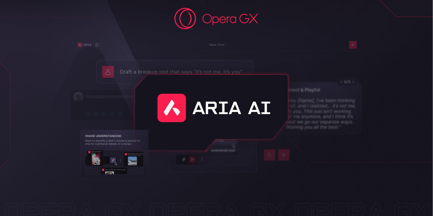 Opera GX Aria AI: updated Writing Mode and Aria in browser tabs ...