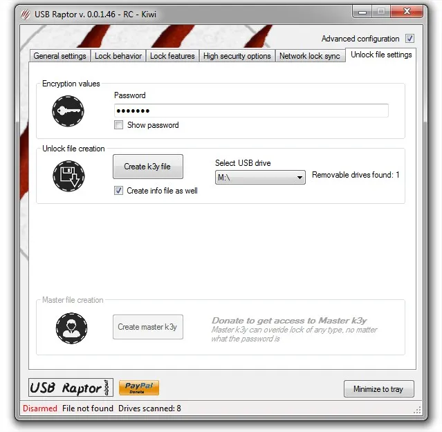USB Raptor: Lock and unlock your computer using USB flash | AlternativeTo