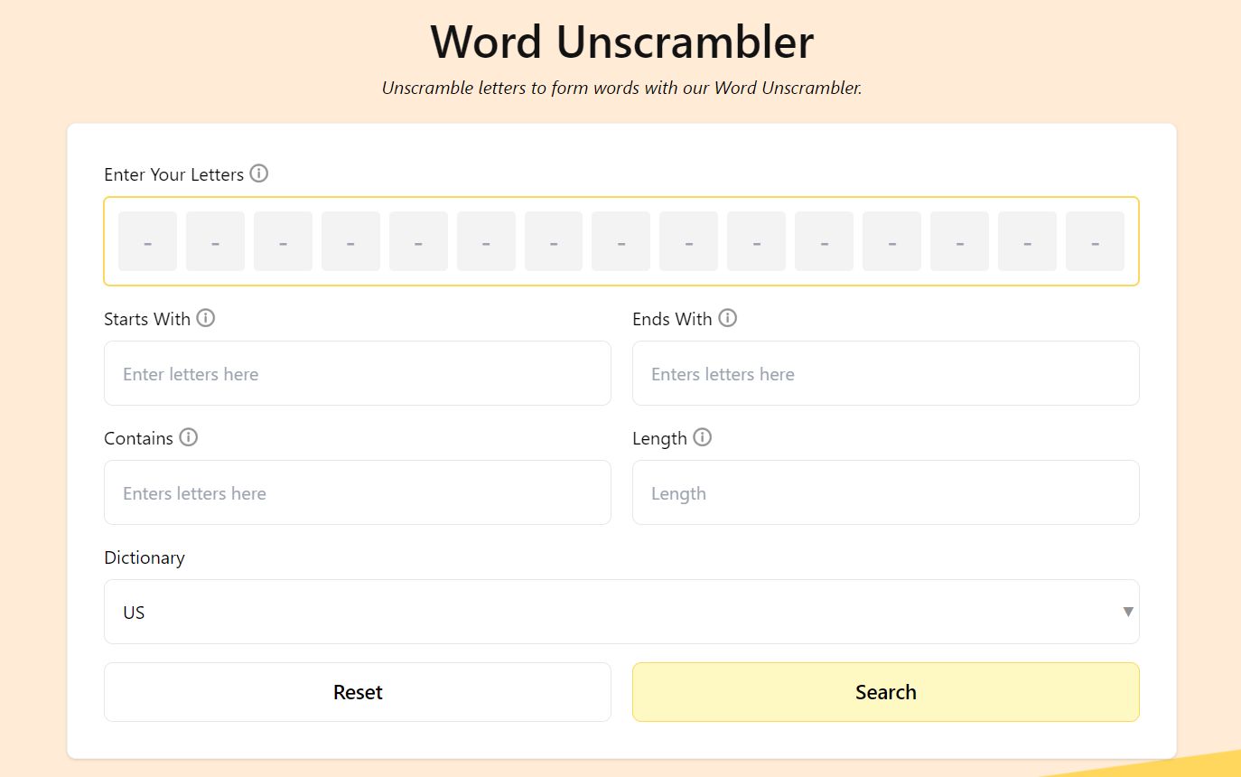Word Unscrambler Alternatives and Similar Sites & Apps | AlternativeTo