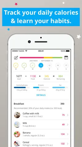 YAZIO: Food diary and calorie counter app that helps to keep track of ...