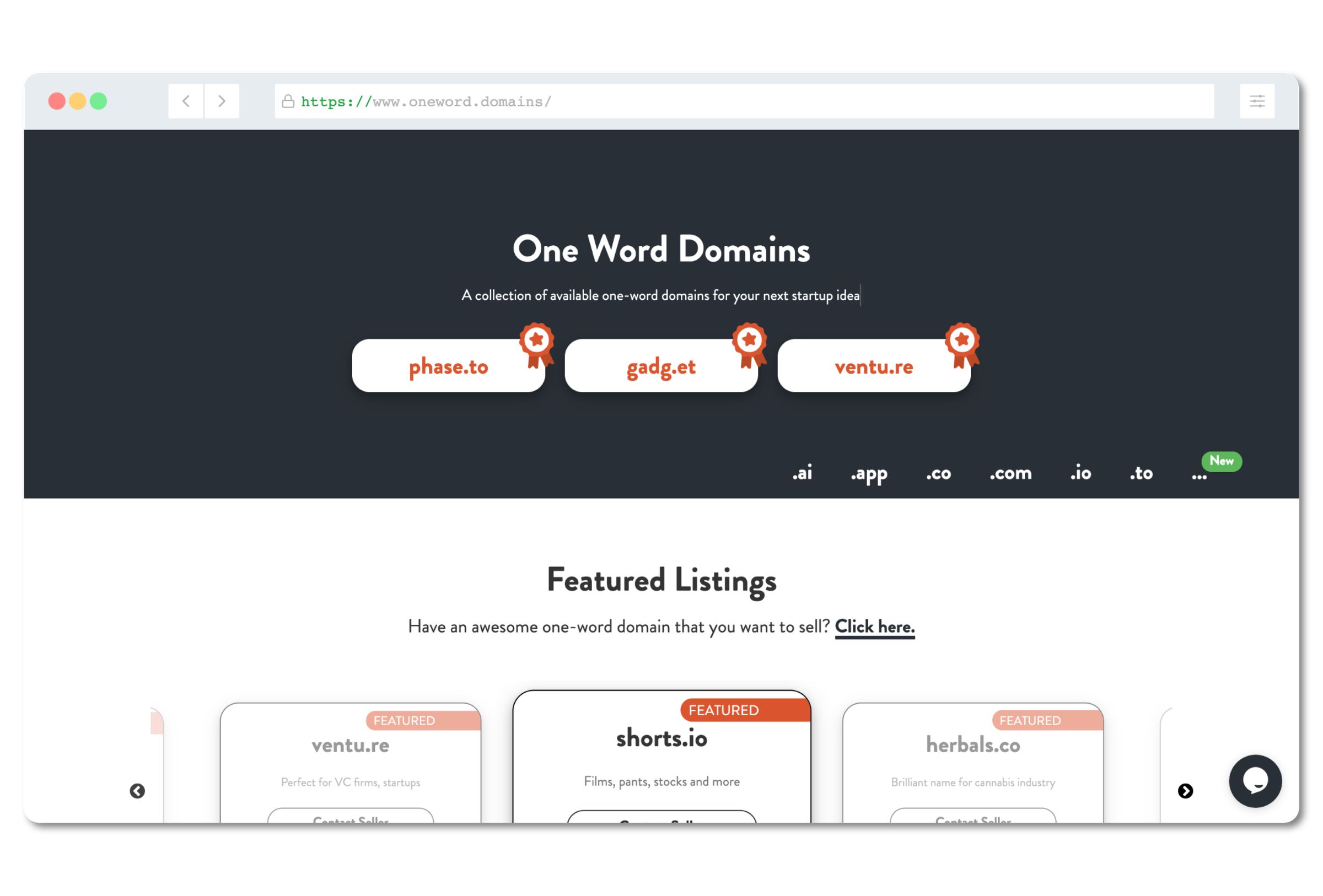 One Word Domains Alternatives and Similar Sites & Apps | AlternativeTo