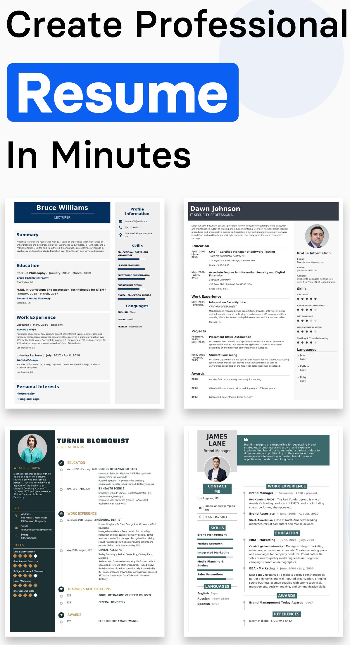 Resume Creator + CV Maker Alternatives and Similar Sites & Apps ...