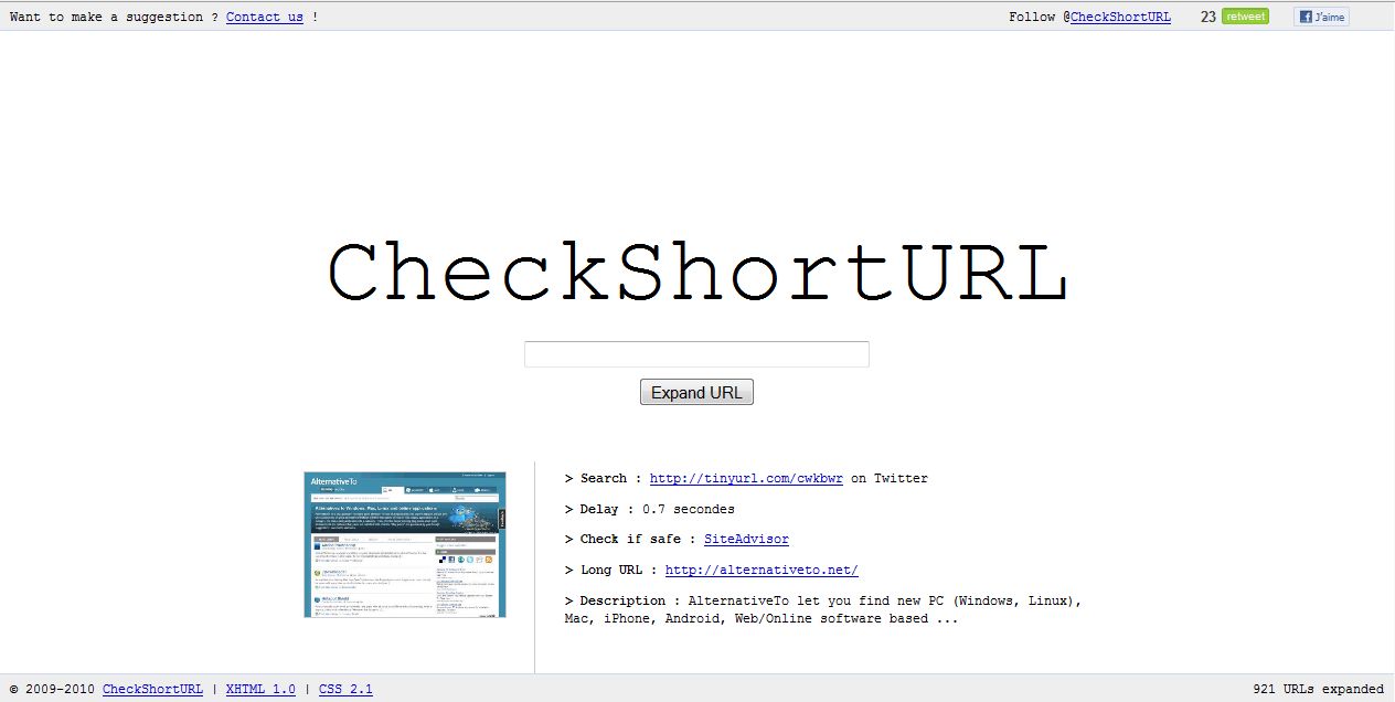 CheckShortURL Alternatives - Explore Similar Sites & Apps | AlternativeTo
