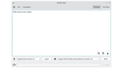 Speech Note: Note taking and reading with Speech to Text and Text to ...