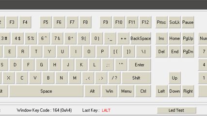 Aqua's KeyTest: The program lets you check to see if all keys on your ...