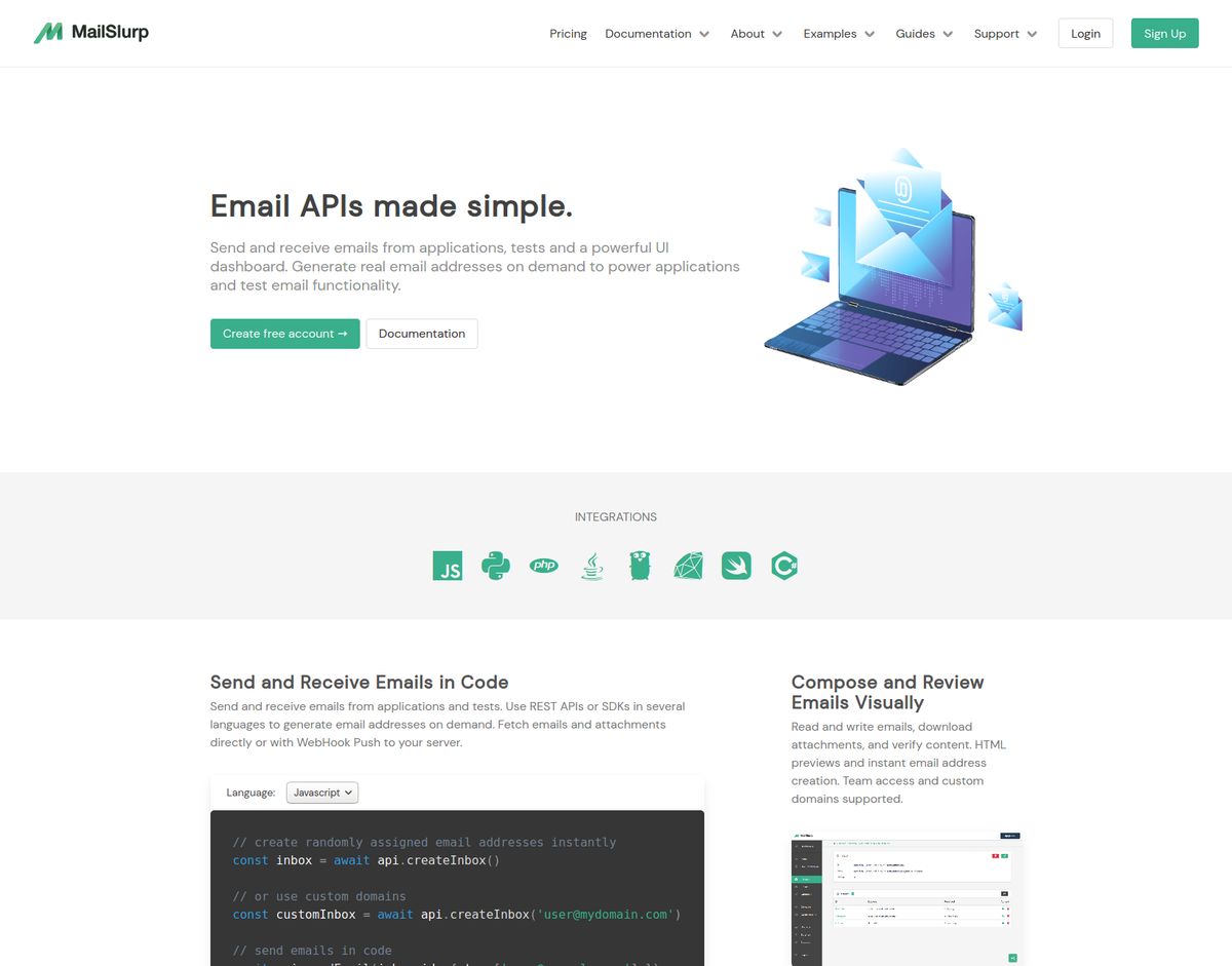 MailSlurp: Developer Email API Alternatives and Similar Sites / Apps ...