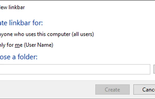 Linkbar: Free source code desktop toolbar. | AlternativeTo