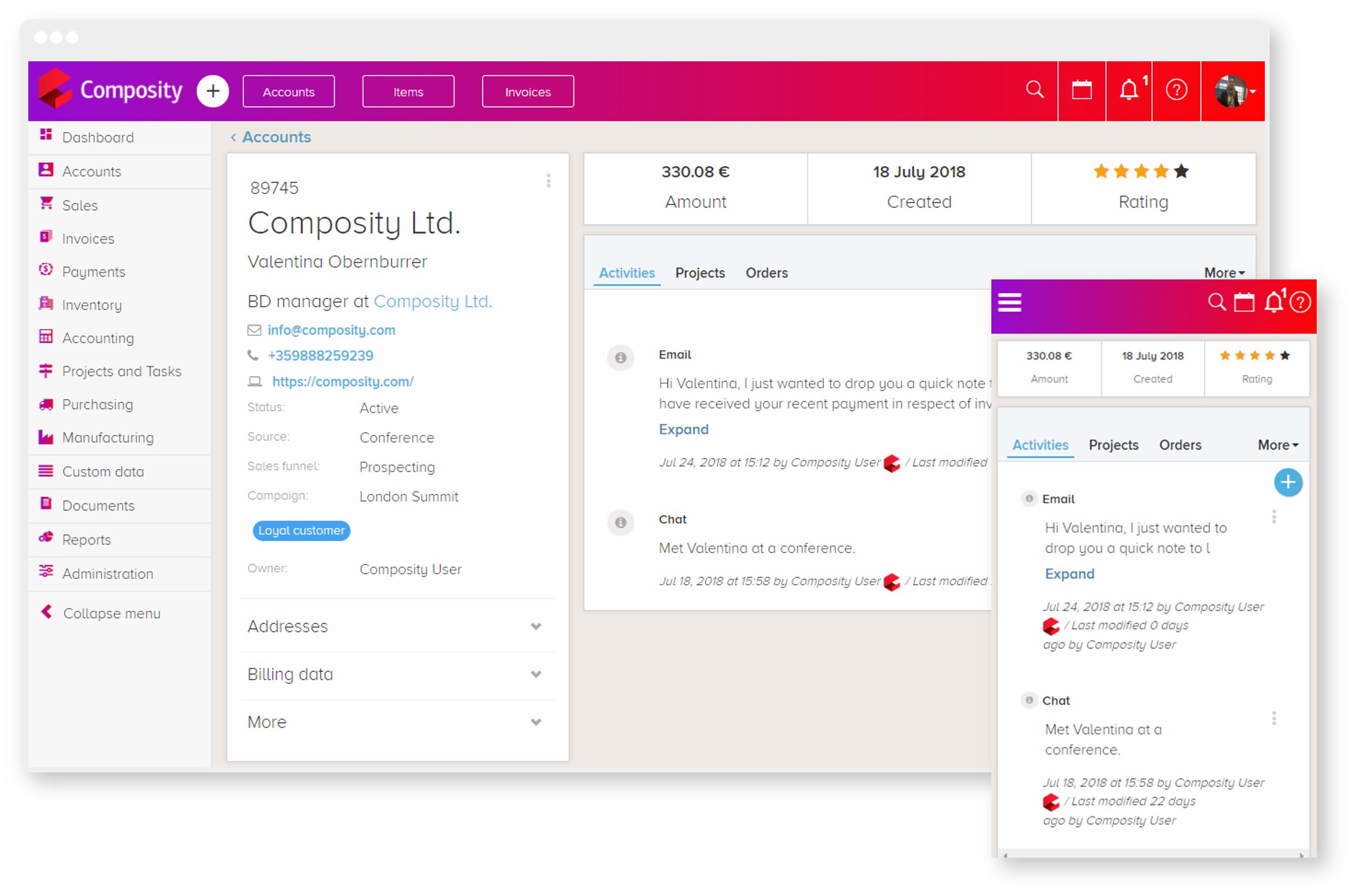 Composity Competitors: Top 12 Alternative CRM Systems | AlternativeTo