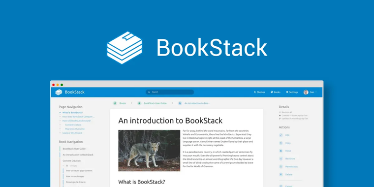BookStack 24.05 released with PHP 8.1 & Laravel 10, and brings several ... BookStack 24.05 released with PHP 8.1 & Laravel 10, and brings several ...