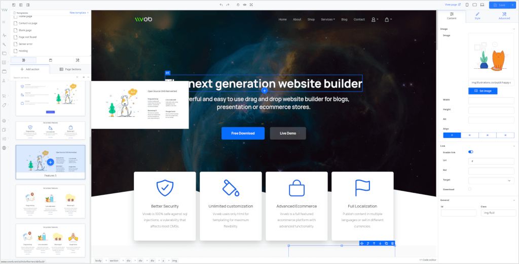 Vvveb Alternatives: 25+ Blog Publishing & CMS Tools | AlternativeTo