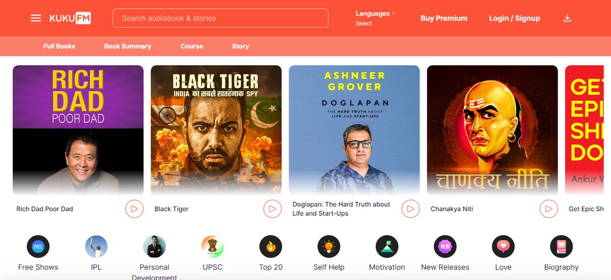 Kuku FM Alternatives: Top 6 Audio Players and similar apps | AlternativeTo