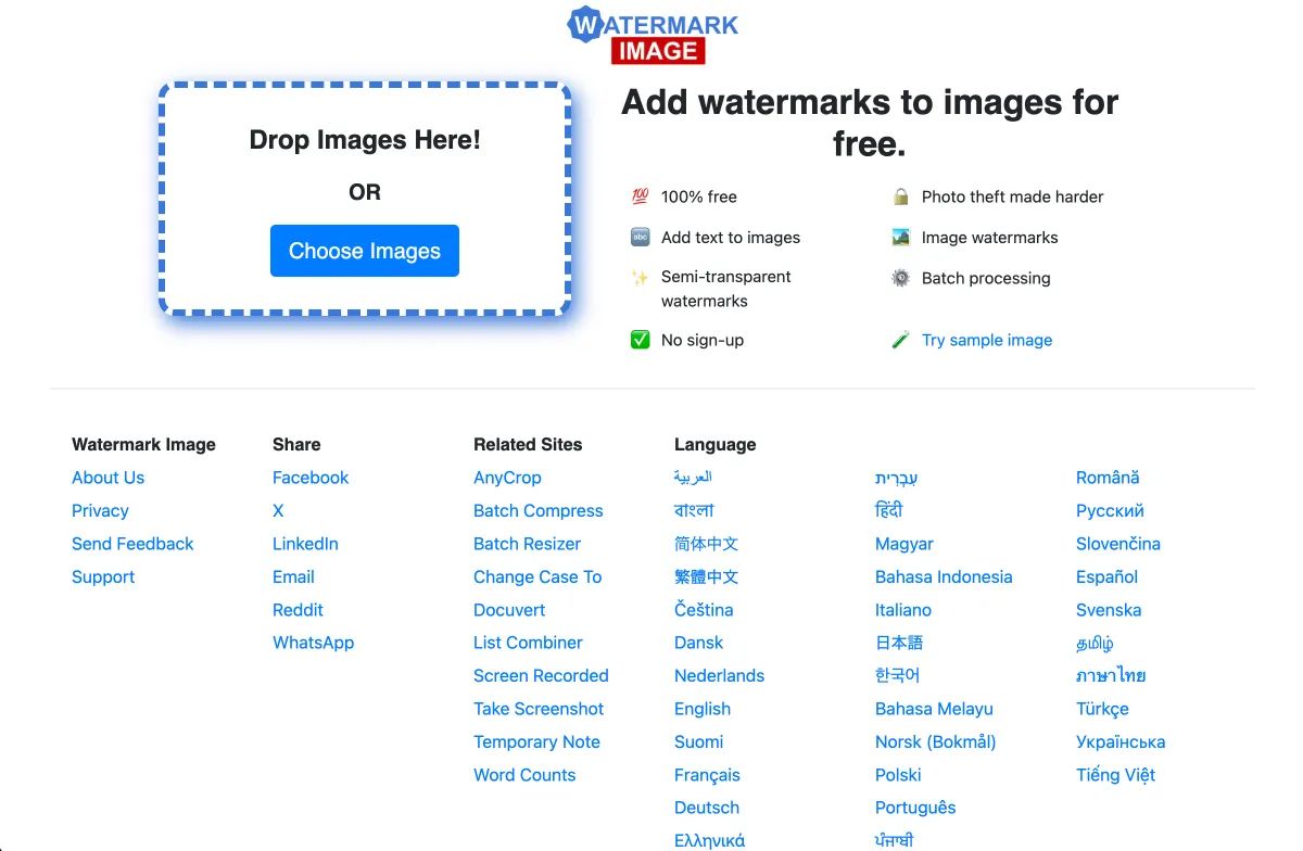 Watermark Image Alternatives and Similar Sites & Apps | AlternativeTo