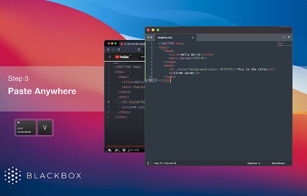 Blackbox - Select. Copy. Paste & Search: Copy the code from any coding ... Blackbox - Select. Copy. Paste & Search: Copy the code from any coding ...