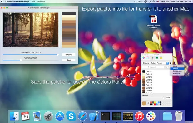 Color Palette from Image: This application allows you to create a color ...