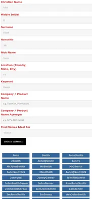 Username Generator Alternatives and Similar Sites & Apps | AlternativeTo