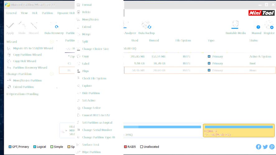 MiniTool Partition Wizard: Partition manager software that supports 32/ ...