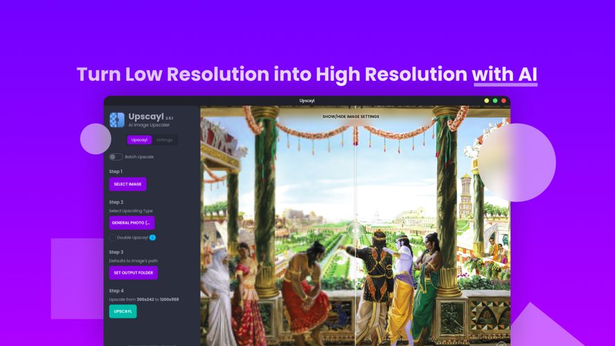 Upscayl: Free and Open Source AI Image Upscaler for Linux, MacOS and Windows built with ...