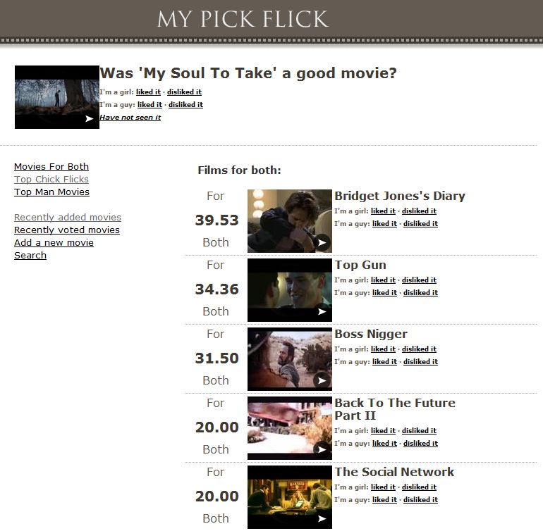 My Pick Flick Alternatives: Movie Databases & Similar Websites - Page 2 ...