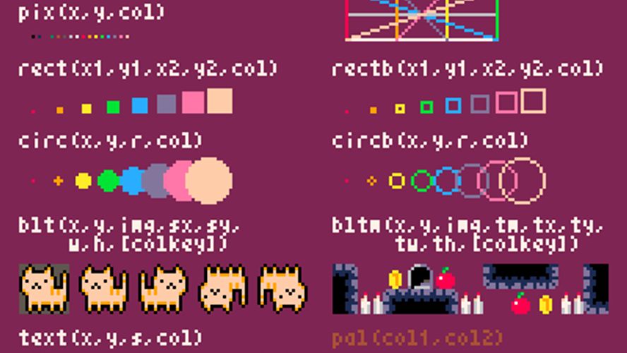 Pyxel: Retro game engine for Python inspired by fantasy consoles | AlternativeTo