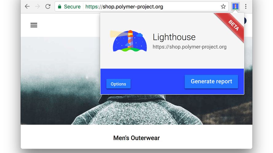 Google Lighthouse: Open-source page auditing tool for Chrome that tests ...