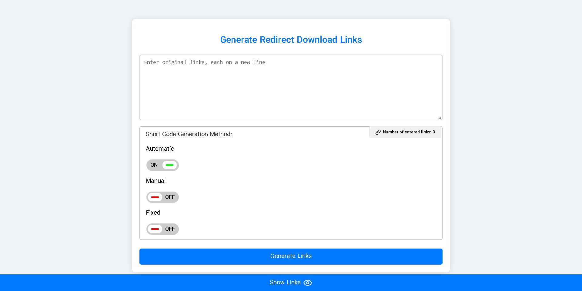 FastLinkManager: Simple and efficient script | AlternativeTo