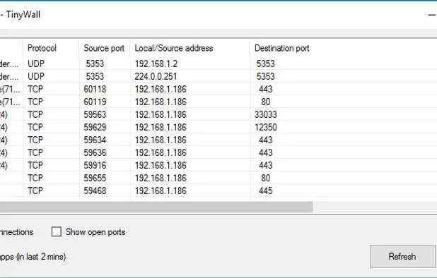 TinyWall: Free software to harden and control | AlternativeTo