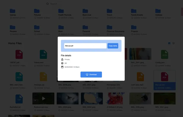 myDrive Storage: A lightweight Node.js and MongoDB Google Drive clone | AlternativeTo