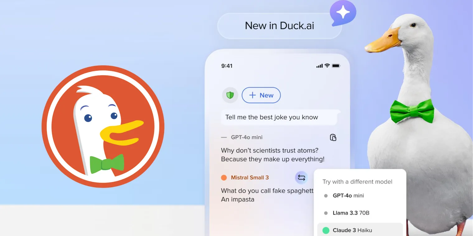DuckDuckGo adds model switching to Duck.ai Chat | AlternativeTo