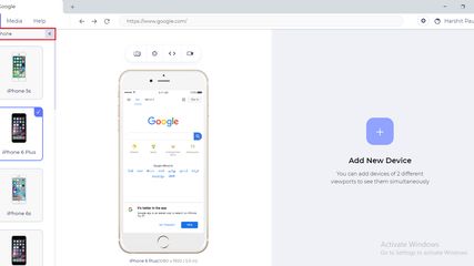 LT Browser: Allows you to perform live mobile view debugging of your ...