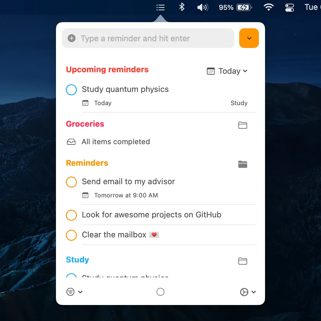 Reminders Menu Bar Alternatives: Top 10 Todo List Managers and similar ...