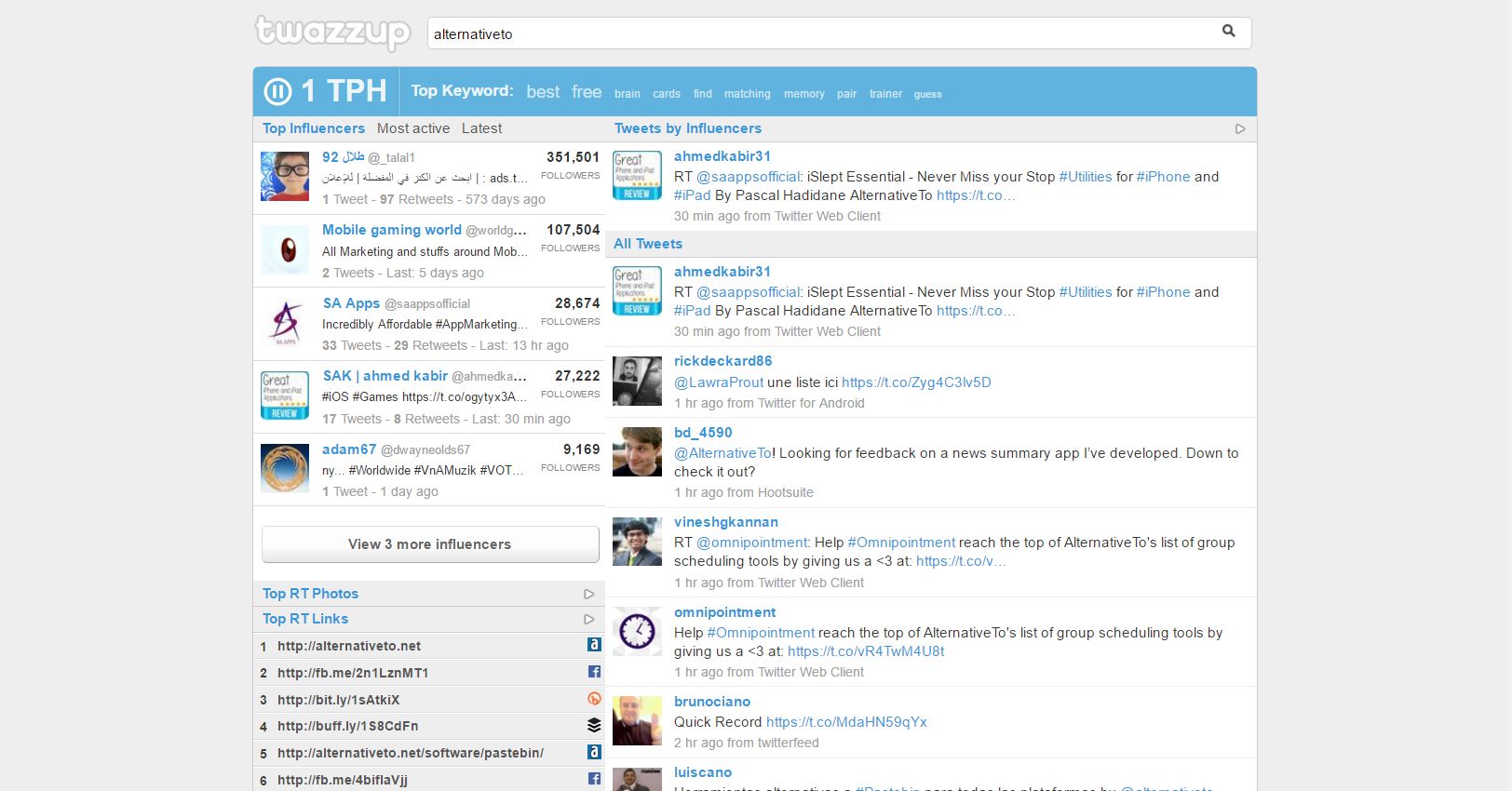 Twazzup Alternatives and Similar Sites & Apps | AlternativeTo