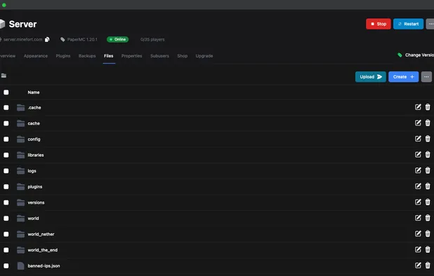 Minefort: Free and premium Minecraft hosting with web console and ...