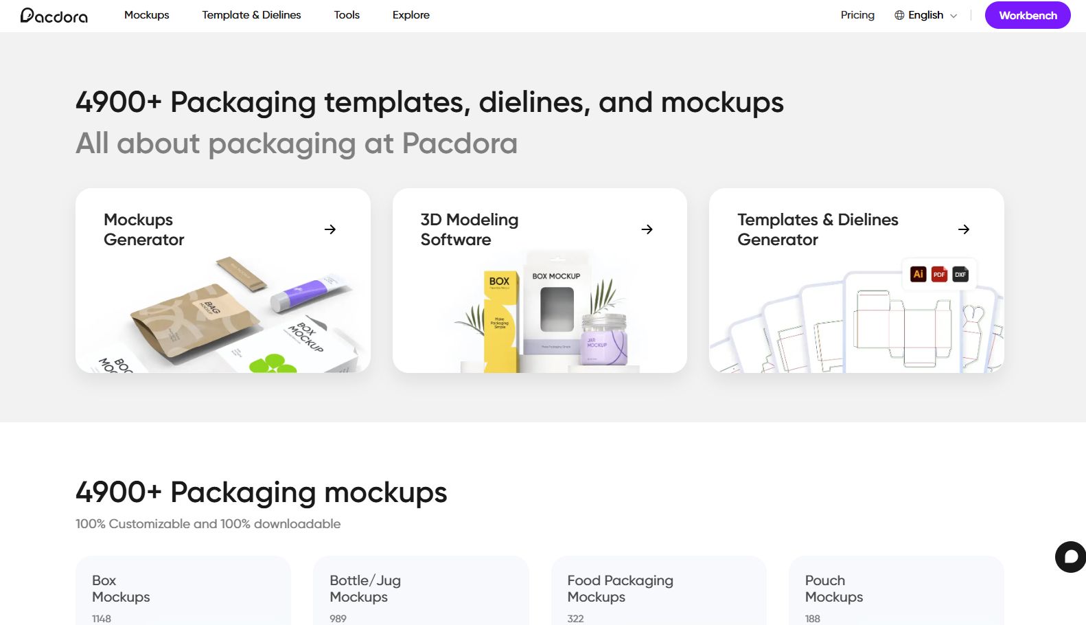 Pacdora: 4900+ packaging templates, dielines, and mockups | AlternativeTo