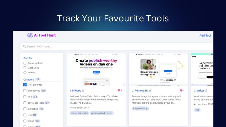 AiToolHunt: AI Tool Hunt - The Ultimate Directory for Discovering the Best AI Tools | AlternativeTo