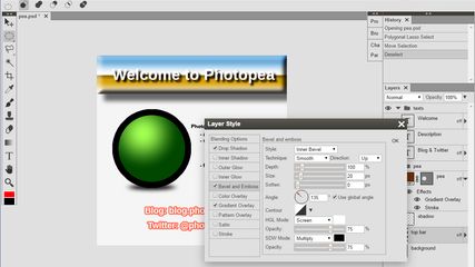 Photopea: Online photo editor, which can work with PSD, XCF and Sketch ...