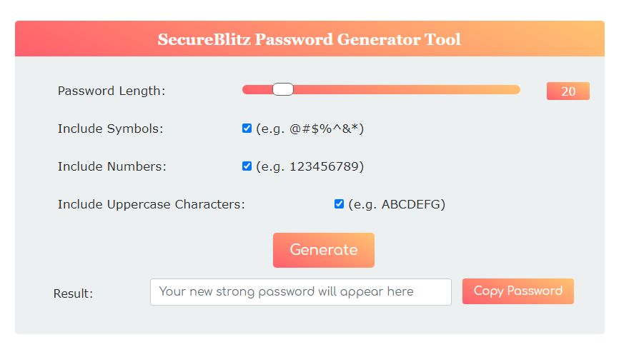 SecureBlitz Strong Password Generator Alternatives and Similar Sites ...