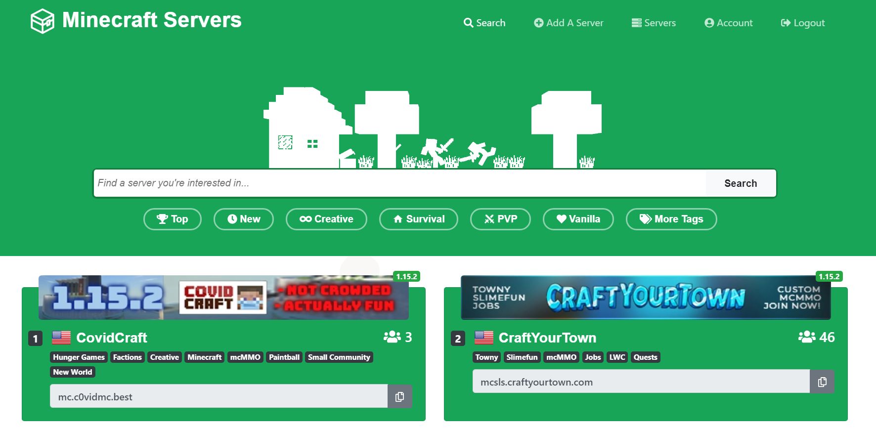 Minecraft Server Lists (Series) Alternatives: Top 3 Minecraft Servers ...