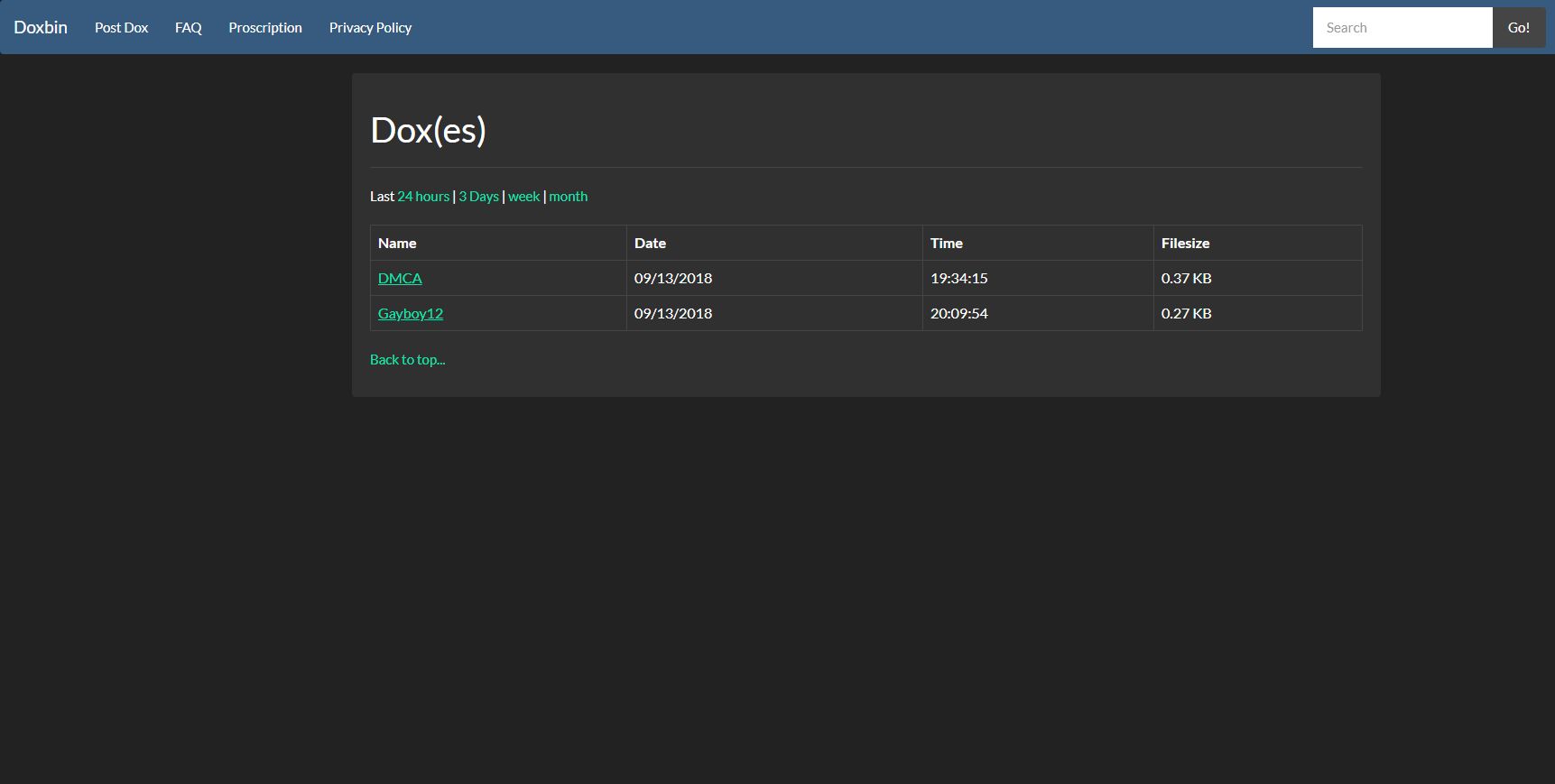 Doxbin.club Alternatives and Similar Sites & Apps | AlternativeTo