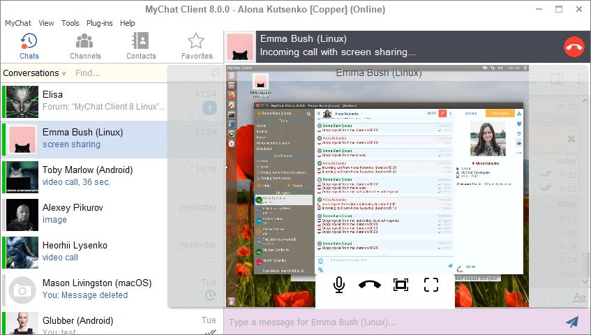 MyChat: Instant messenger that works in LAN | AlternativeTo