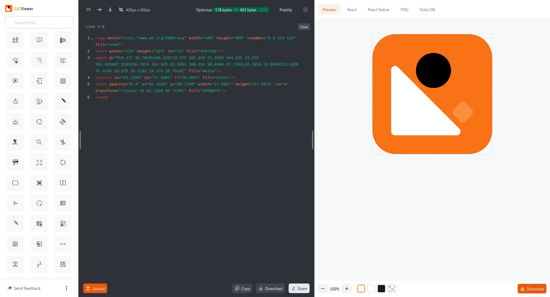 SVG Viewer: Online tool to view, edit and optimize SVGs | AlternativeTo