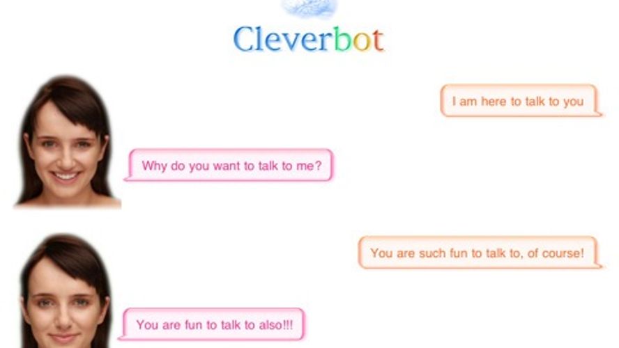 Cleverbot: Interactive AI companion primed to chat, learn, and correct ...