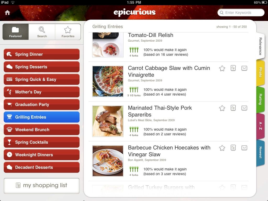 Epicurious Alternatives: 25+ Recipe Managers and Grocery List Apps | AlternativeTo