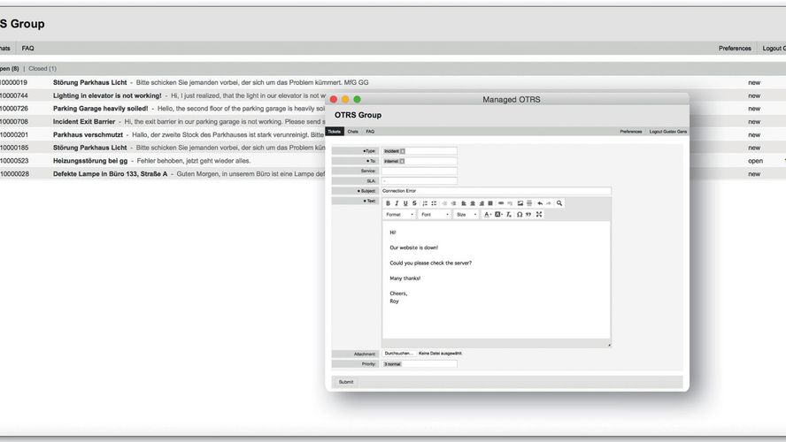 ((OTRS)) Community Edition: The free, open source version of OTRS, a ...