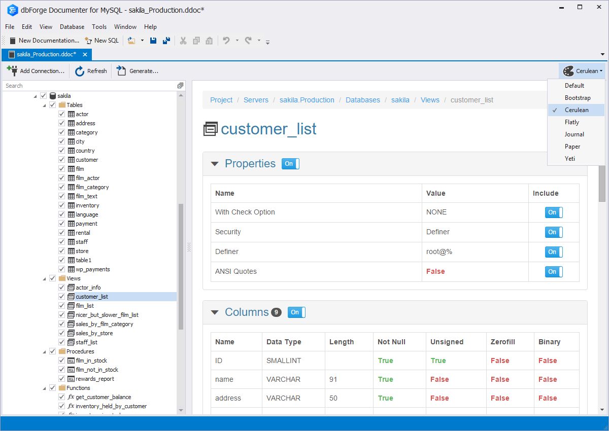 dbForge Documenter for MySQL Alternatives and Similar Software | AlternativeTo