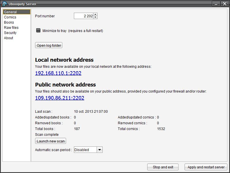 Ubooquity: Free, lightweight and easy-to-use | AlternativeTo