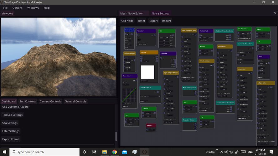 TerraForge3D: Free And Opensource Procedural Terrain And Modelling Tool. | AlternativeTo